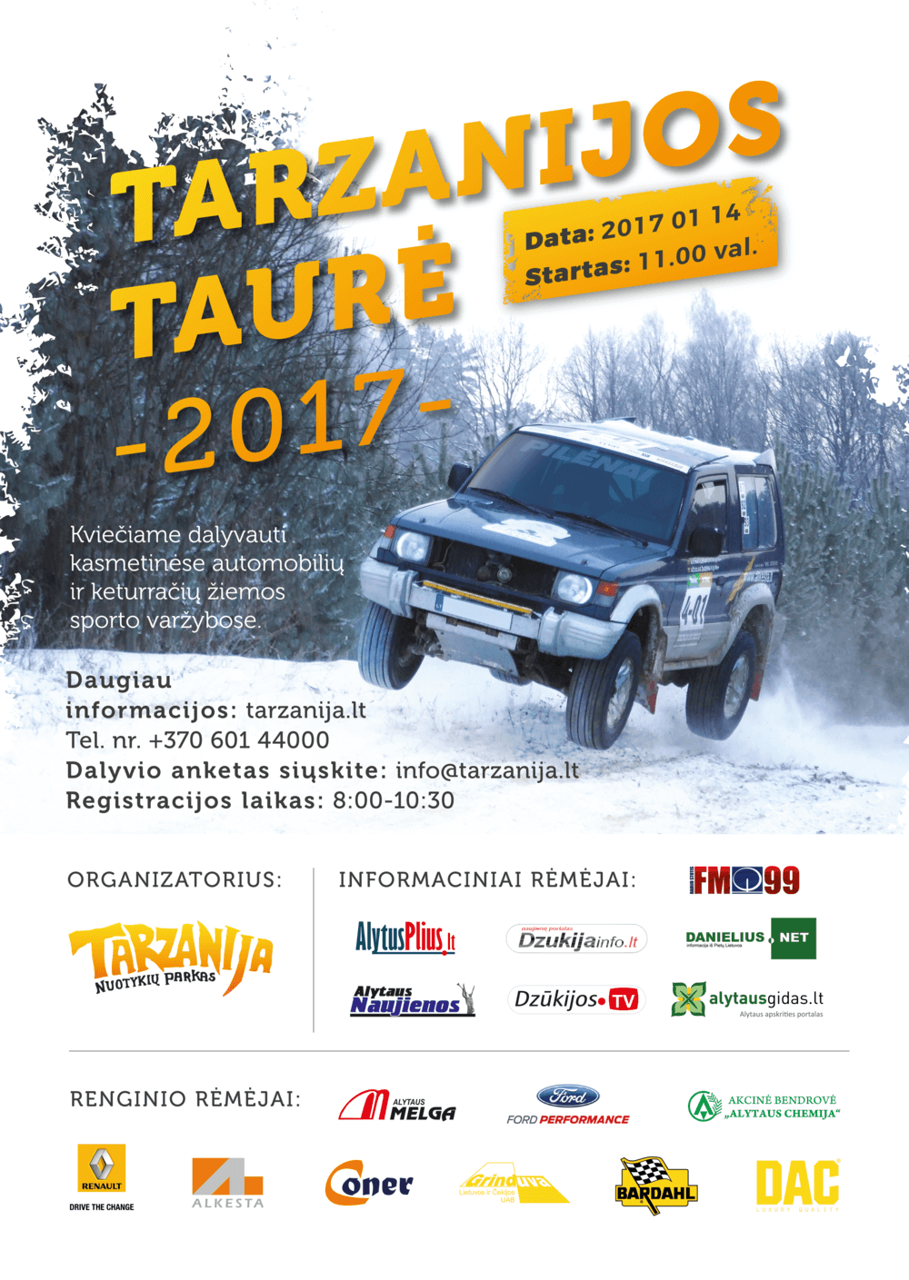 tarzanija_ralis_plakatas | Nuotykių parkas TARZANIJA